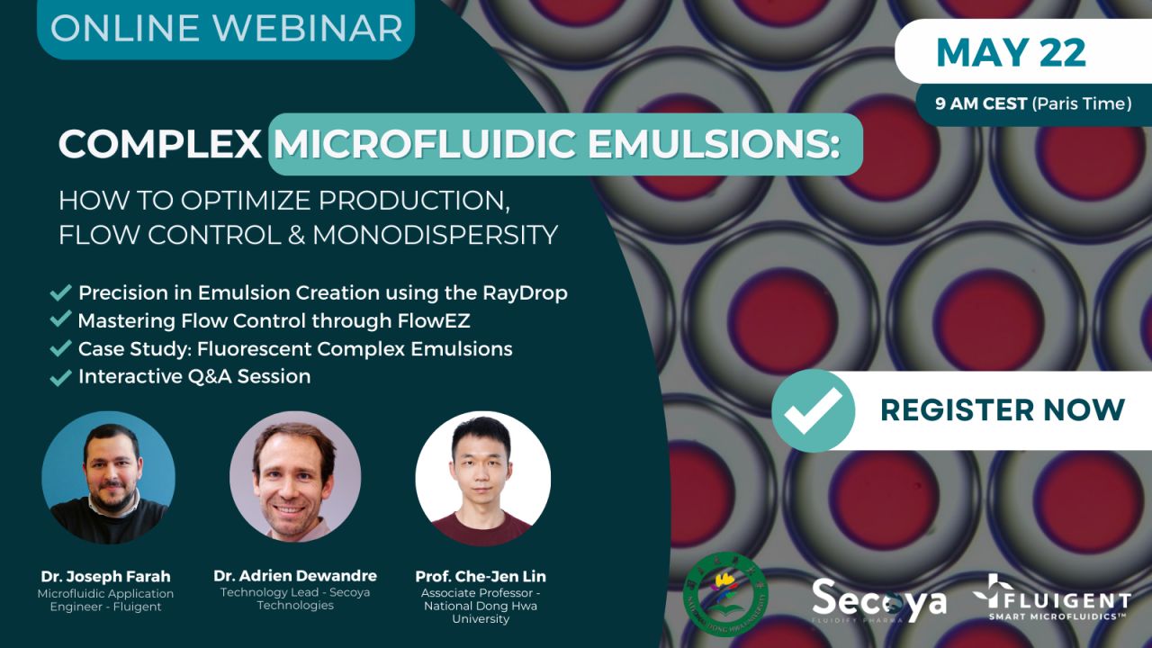 Complex Microfluidic Emulsions - Fluigent / Secoya / National Dong Hwa ...